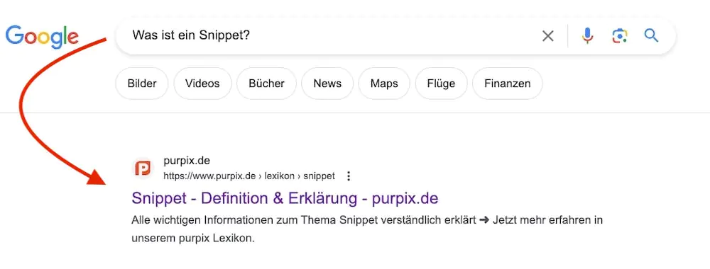 Snippet - Definition & Erklärung